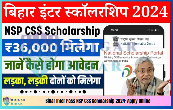 Bihar Inter Pass Nsp Css Scholarship 2024 Apply Online